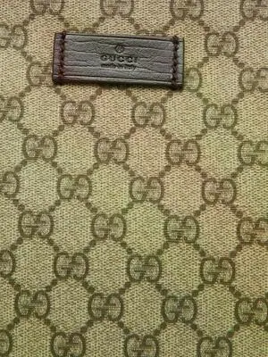 Gucci Gg Supreme Leather-trim Tote Bag