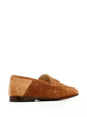 Sam Edelman Loraine Horsebit Floral-jacquard Loafers