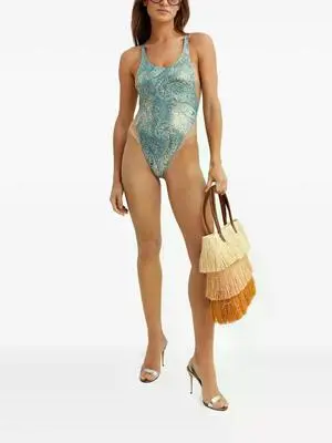 DEL MAAR Alaya Paisley-print Swimsuit