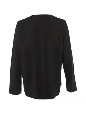 Stella McCartney Zip-front Crepe Blouse