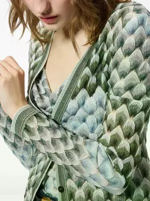 Missoni Geometric Pattern V-neck Cardigan