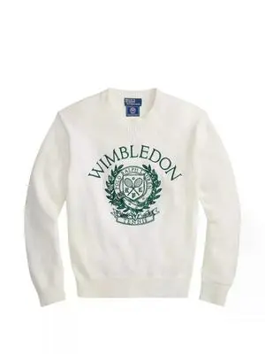 Polo Ralph Lauren Embroidered Crew Neck Sweater - Neutrals