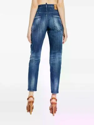 Dsquared2 Faded Effect Distressed Jeans