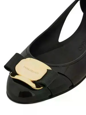 FERRAGAMO Nara Cut-out Ballet Flats