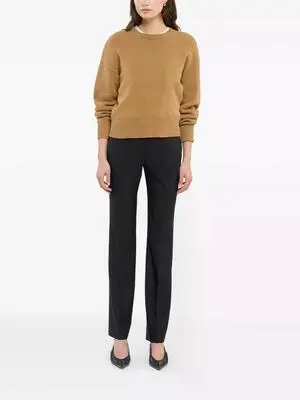 Another Tomorrow Darted Cashmere Sweater
