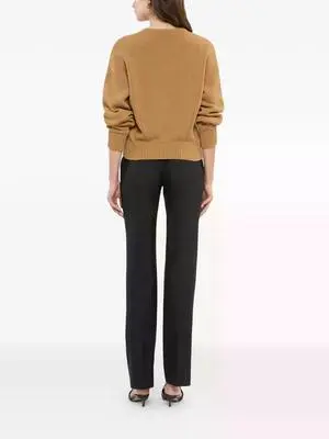 Another Tomorrow Darted Cashmere Sweater