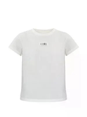 MAISON MARGIELA Cotton Logo Patch T-shirt - White