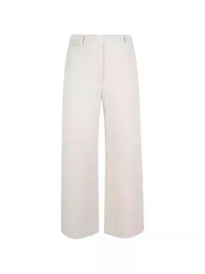 Max Mara Concealed-fastening Trousers - Neutrals