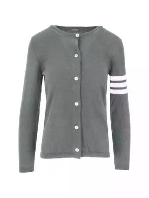 LA ROSE Stripe Detail Cardigan
