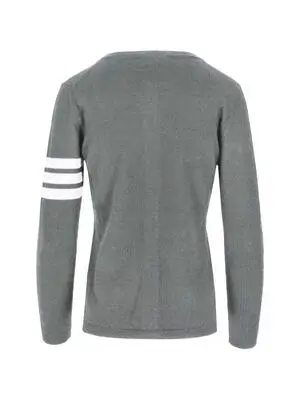 LA ROSE Stripe Detail Cardigan