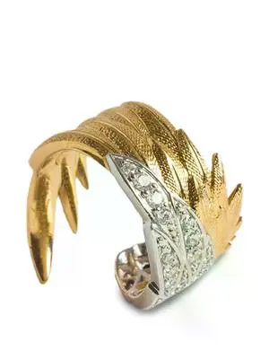 Zadig&Voltaire Rock Crystal Embellished Wing Ring