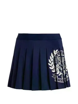 Polo Ralph Lauren Wimbledon Logo Performance Pleated Mini Skirt
