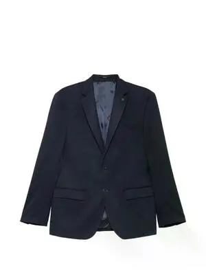 Karl Lagerfeld Notched-lapels Single-breasted Jacket - Blue