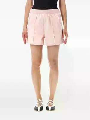 Adidas Side-stripe Logo-embroidered Shorts - Pink