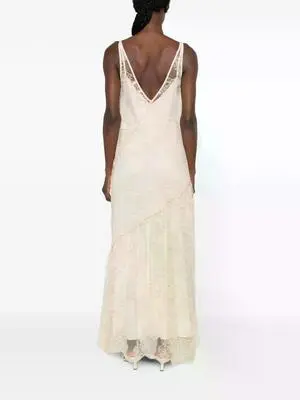 RAME Floral-lace V-neck Maxi Dress