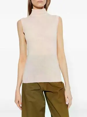 Sportmax Eschimo Roll-neck Sleeveless Sweater