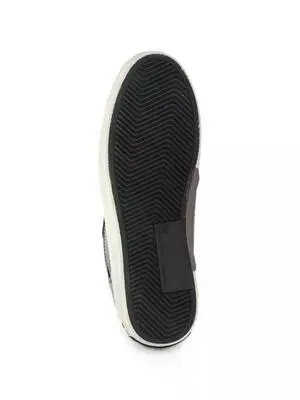 CRIME LONDON Distressed Panelled Sneakers
