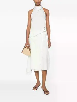 SIR. Broderie Anglaise Halterneck Blouse
