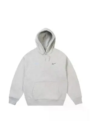 PALACE X Nike Swoosh Long-sleeve Hoodie - Grey