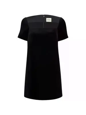 Khaite Benji Velvet Dress - Black