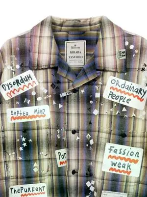 Mihara Yasuhiro Checked Shirt - Neutrals