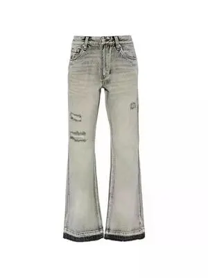 MISBHV Distressed Bootcut Jeans