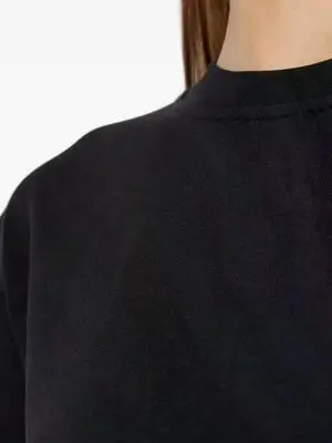Sportmax Asymmetric T-shirt With Fringed Detailing