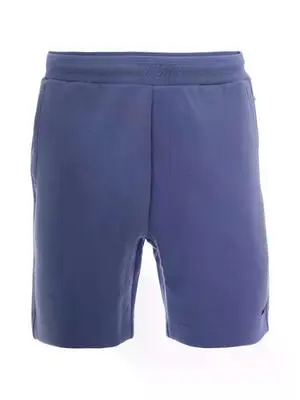 BOSS Logo-lettering Track Shorts - Blue