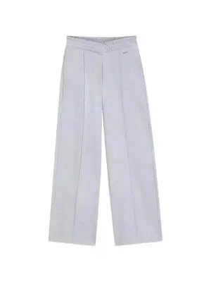 Hugo Logo Plaque Wide-leg Track Pants