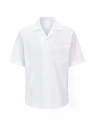PAOLO PECORA Short-sleeve Camp-collar Shirt - White