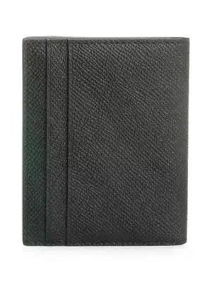 FERRAGAMO Gancini-plaque Leather Card Holder
