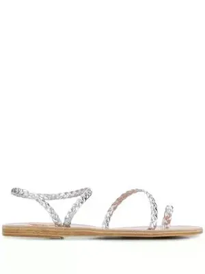 ANCIENT GREEK SANDALS Eleftheria Strappy Sandals - Silver