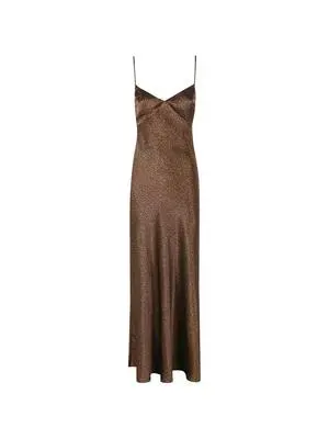 MC2 SAINT BARTH Ravel Leopard-print Dress - Brown