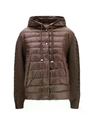 Herno Quilted Panelled Jacket - Brown
