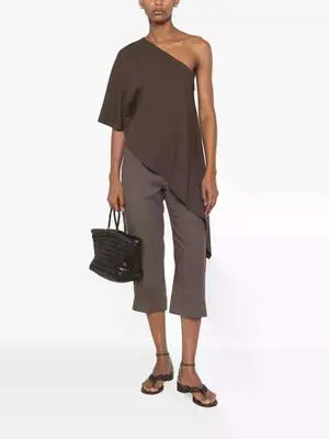 VICOLO One-shoulder Asymmetric Hem Top