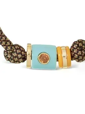 ROXANNE ASSOULIN Cylinder Cord Bracelet With Crystal Embellishment