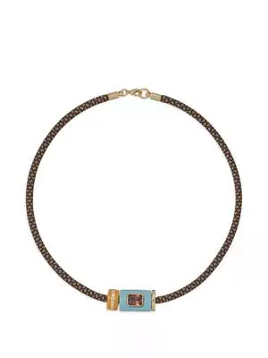 ROXANNE ASSOULIN Cylinder Crystal-embellished Necklace
