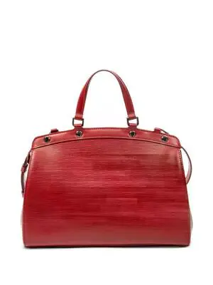 LOUIS VUITTON Brea Leather Tote Bag - Red