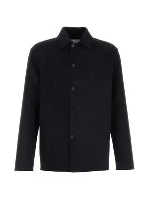 JIL SANDER Long-sleeve Button-up Shirt - Blue