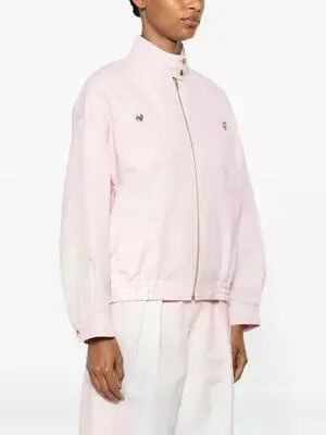 Maje Funnel Neck Zip-up Jacket