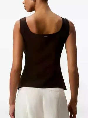 Calvin Klein Sleeveless Zip-up Vest