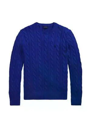 Polo Ralph Lauren Cable-knit Pony Sweater - Blue