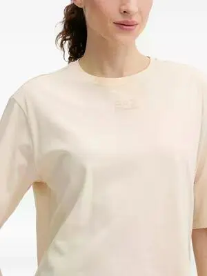 EA7 Logo Print Cropped T-shirt