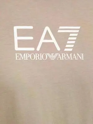 EA7 Summer Block Cotton Jersey Crew-neck T-shirt