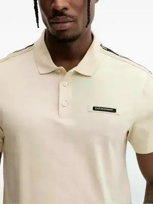 EA7 Logo Series Polo Shirt - Neutrals