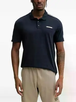 EA7 Logo Series Polo Shirt - Blue
