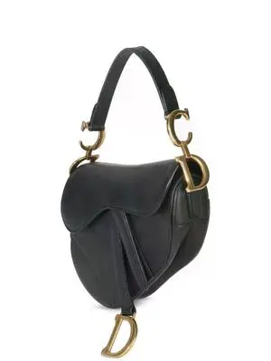 Dior 2019 Mini Leather Shoulder Bag - Black