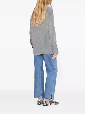 ANINE BING Bridget Shirt In Mini Stripe