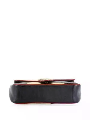Gucci Gg Marmont Small Diagonal Quilted Leather Crossbody Bag - Black
