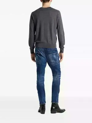 Dsquared2 Distressed Effect Faded Jeans